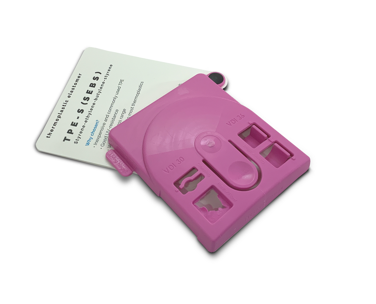 TPE-S (SEBS) - Tough rubber-like plastic that can be injection moulded ...